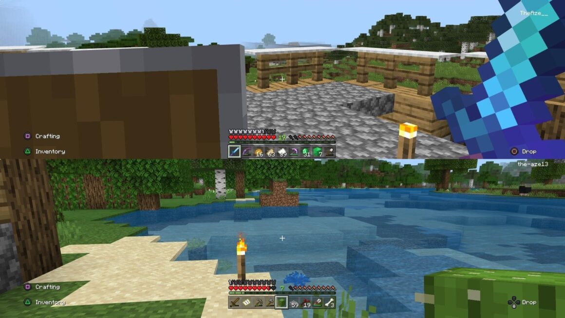 How to Play Splitscreen In Minecraft (PC, XBOX, PS4, Switch) | GamesBustop