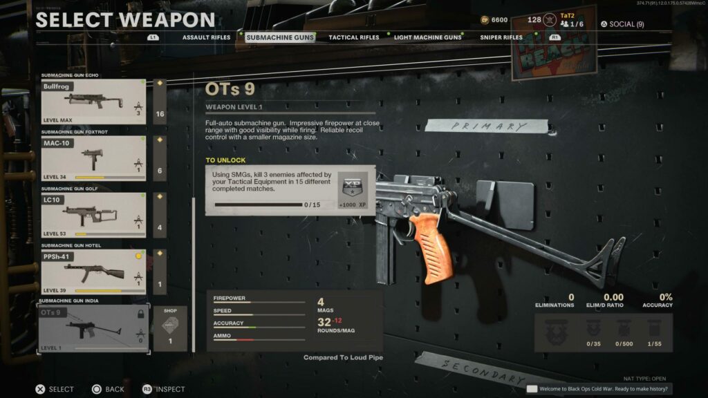 COD Warzone Season 6: The Best OTS 9 Loadout | Gamesbustop